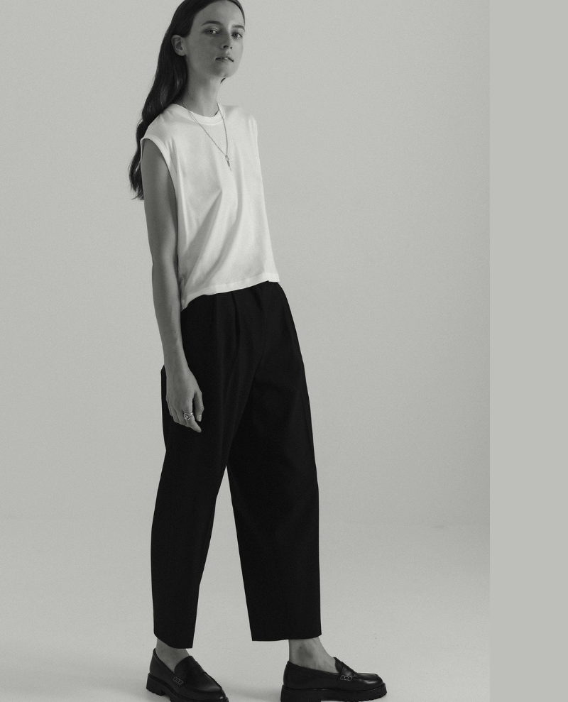 Sessun Trevor Black Tailored Trousers – Biscuit Clothing Ltd