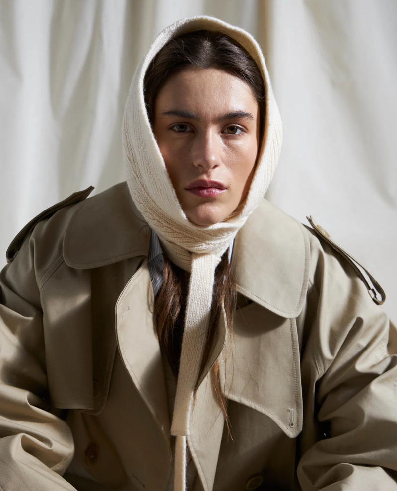 Beck Sondergaard Woona Birch White Knitted Headscarf – Biscuit Clothing Ltd